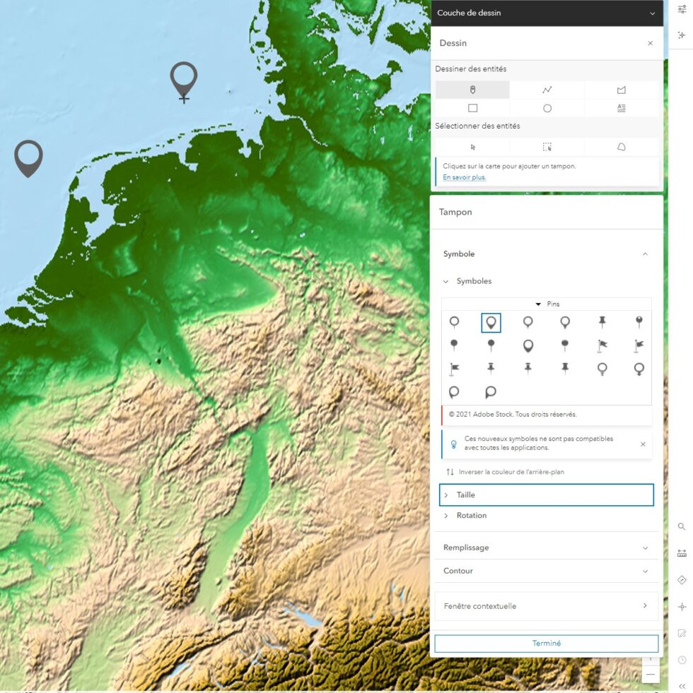 Annoter une carte et placer des géosignets | prof.scienceshumaines