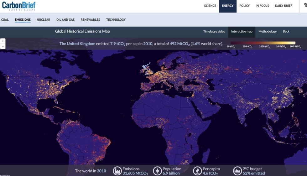 CO2 Global Historical Emission Map | prof.scienceshumaines